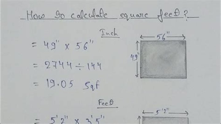 How do you figure out square feet of an area - The Daily Insight