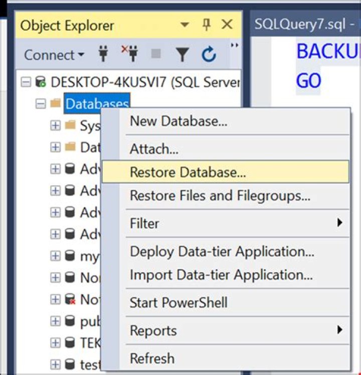 What is backup database in SQL Server - The Daily Insight