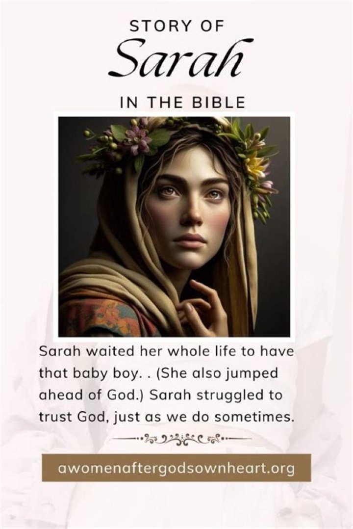 What kind of person was Sarah in the Bible - The Daily Insight